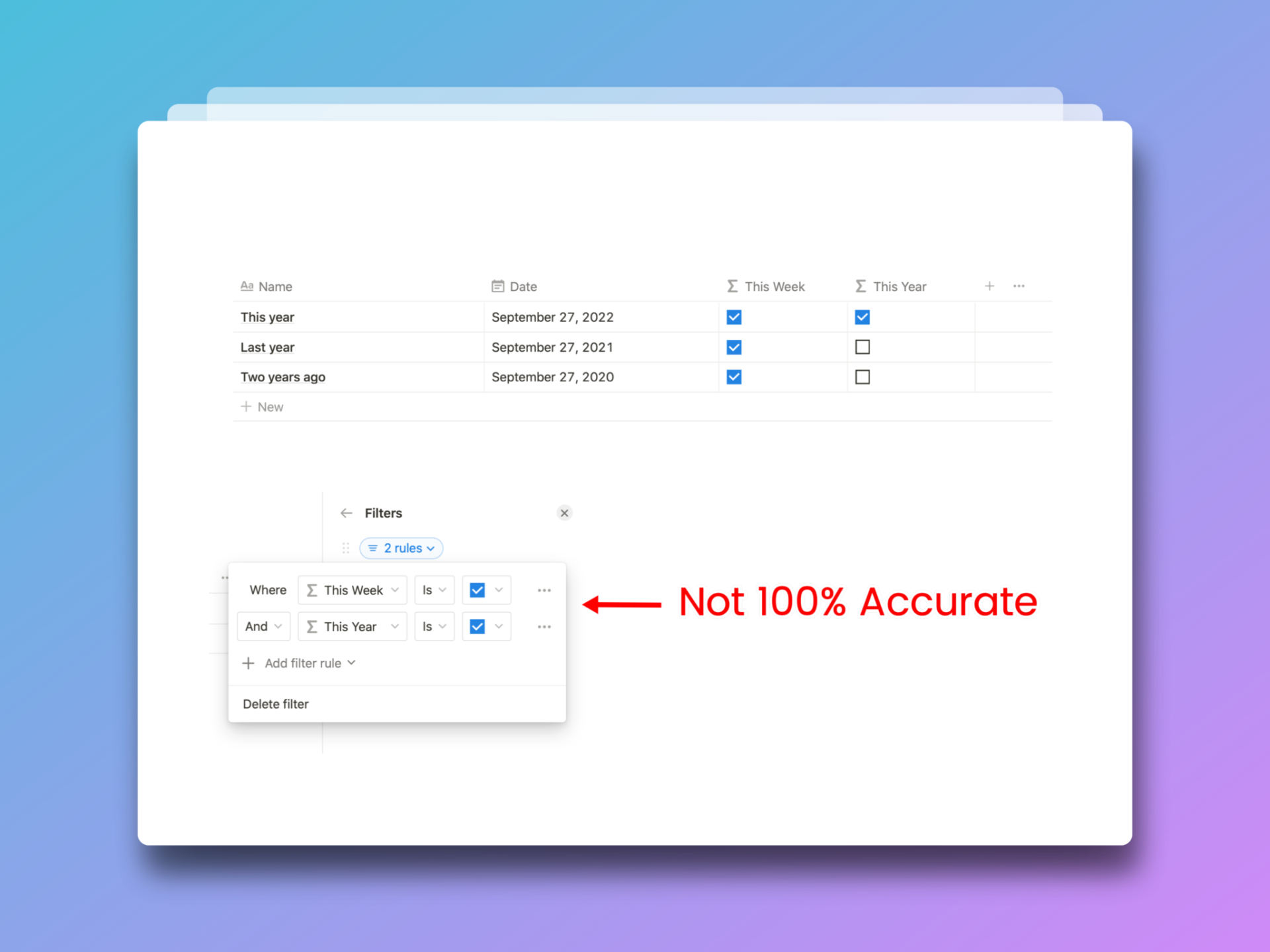 Date is Last Week, This Week or Next Week (Accurate Formulas) - Notion ...