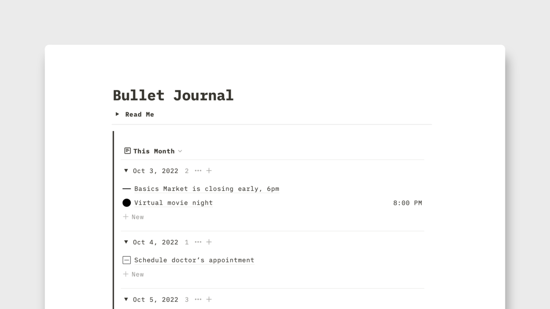 Analog Notion Bullet Journaling System Notion Things